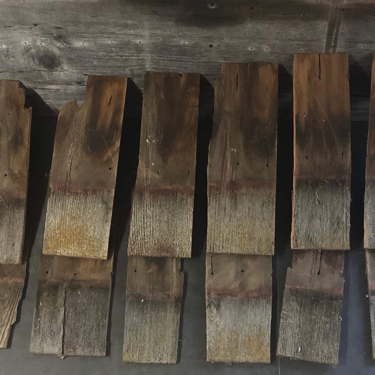 116-Year Old Reclaimed Cedar Shakes - 2sq ft of Weathered Wooden Items ...