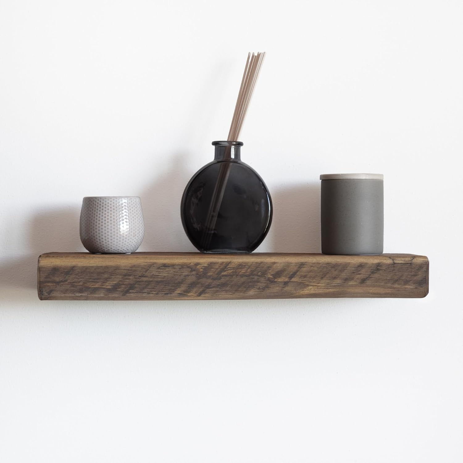 Reclaimed Wood Floating Shelves Real Solid Wood Floating Shelves ...