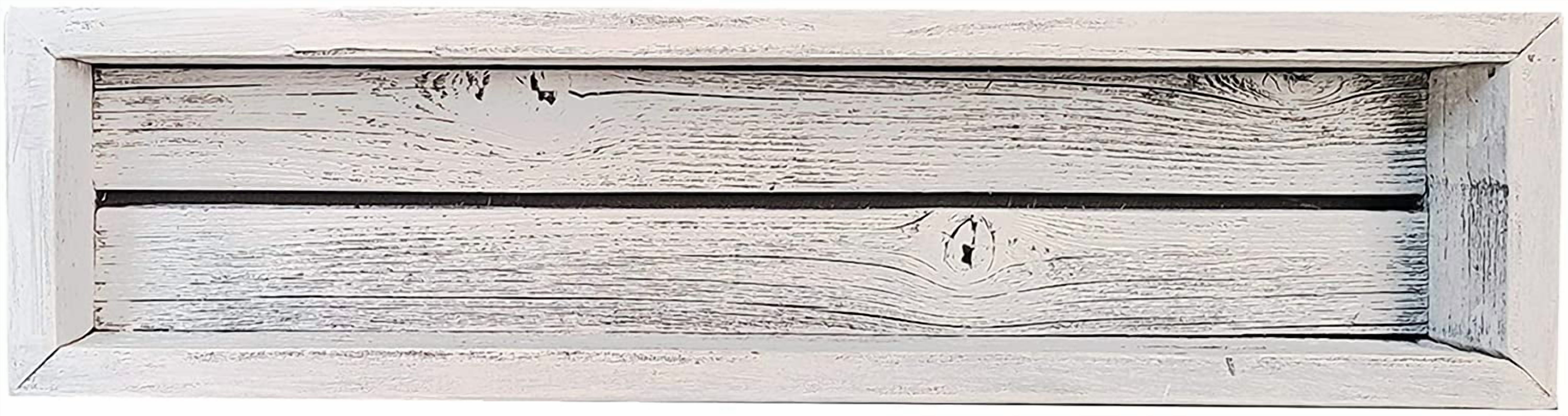 Reclaimed Wood Shadow Box with Wood Backing - Rustic Farmhouse Barnwood ...