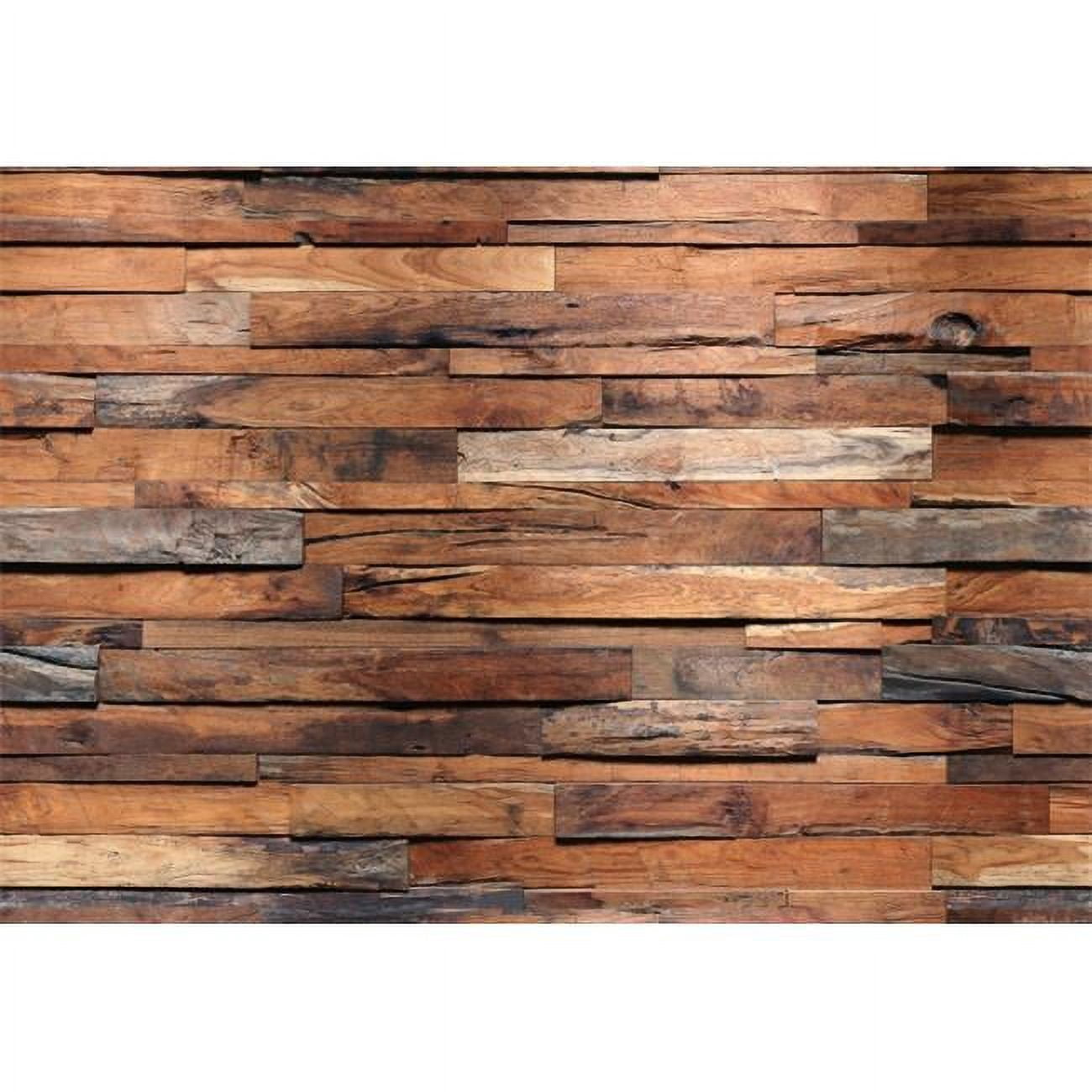 Reclaimed Wood Wall Mural - Walmart.com