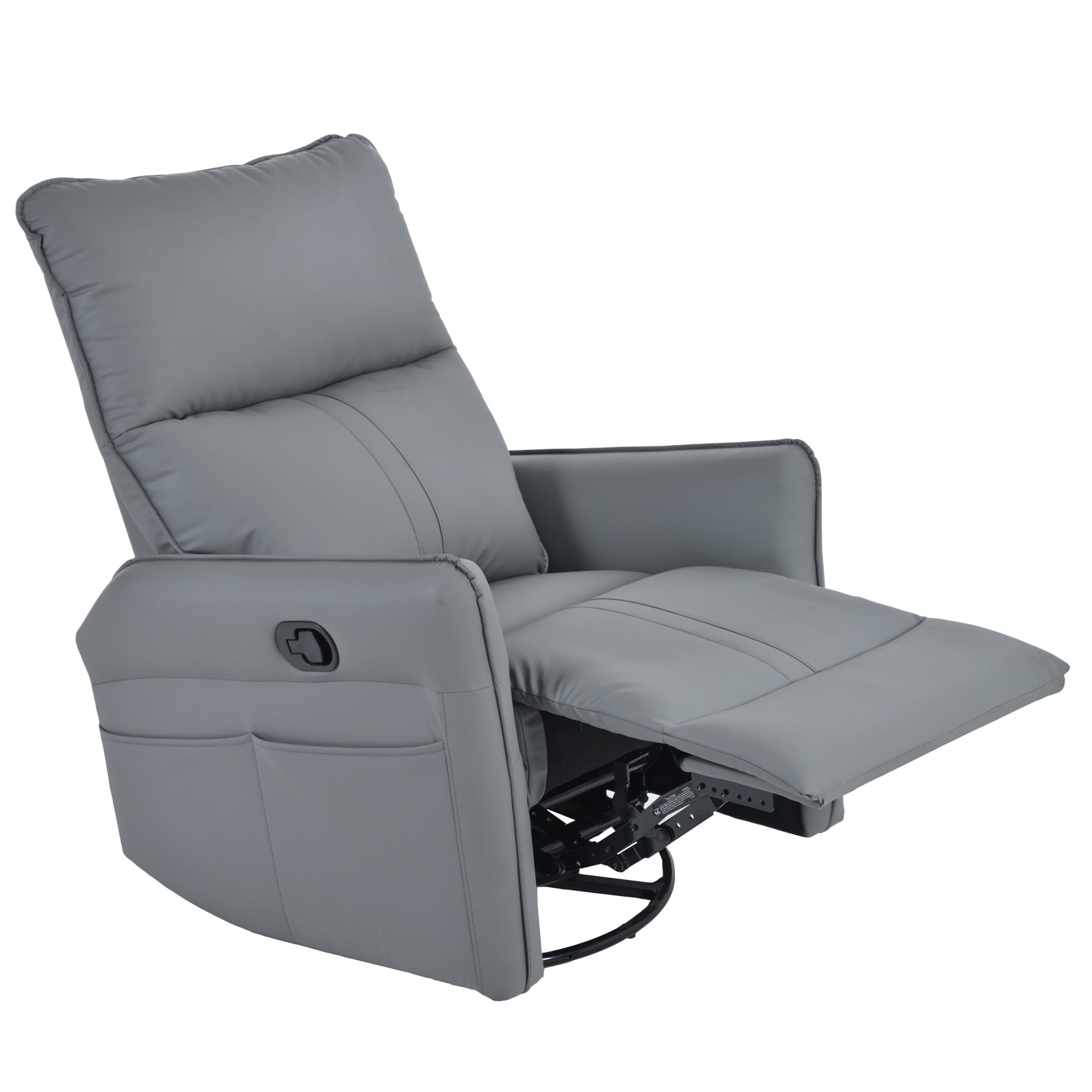 Recliner Chair, 360 Degree Swivel Modern Small Rocking Swivel Recliner ...