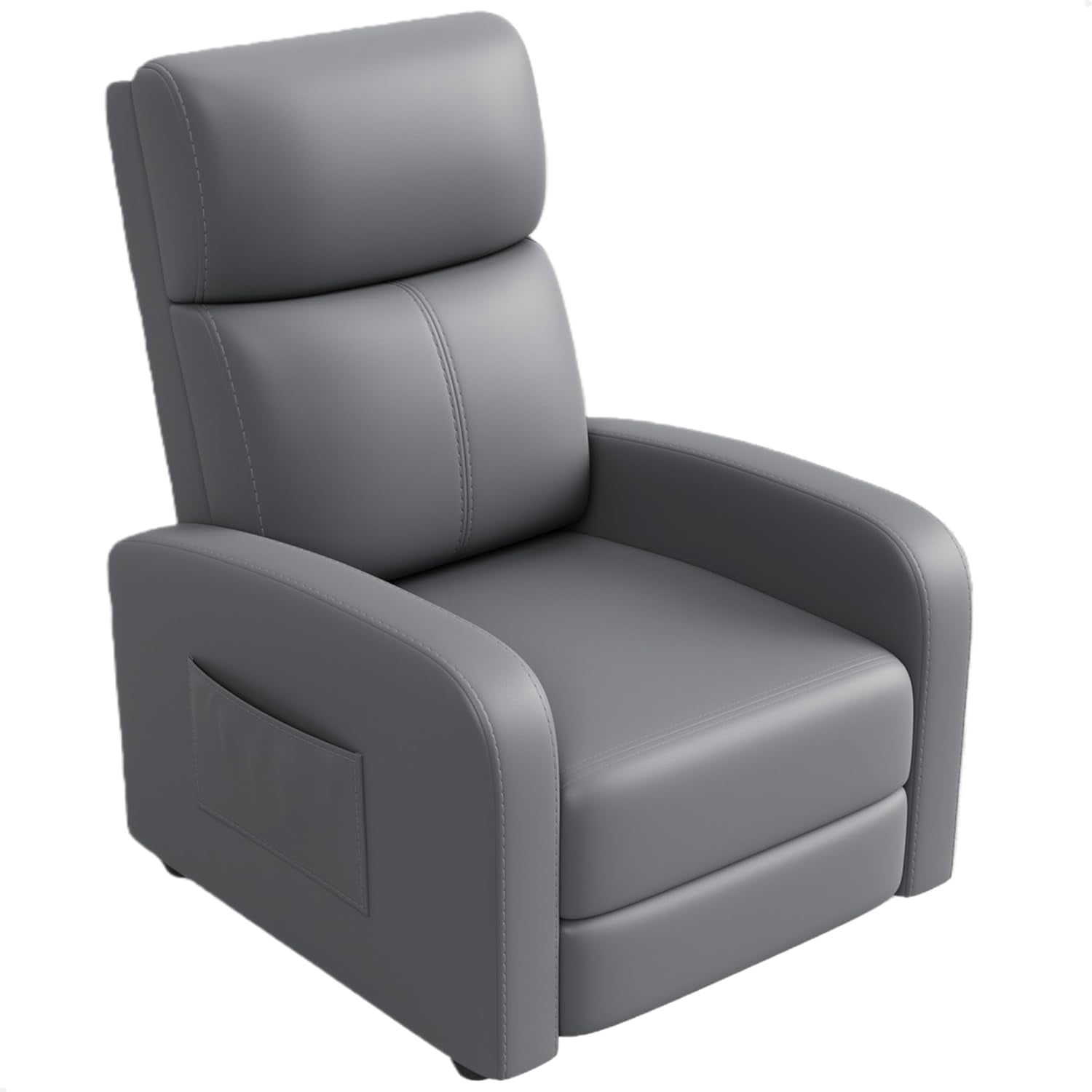 Recliner Chair for Adults Lazy Reclining Chair Ergonomic Adjustable ...