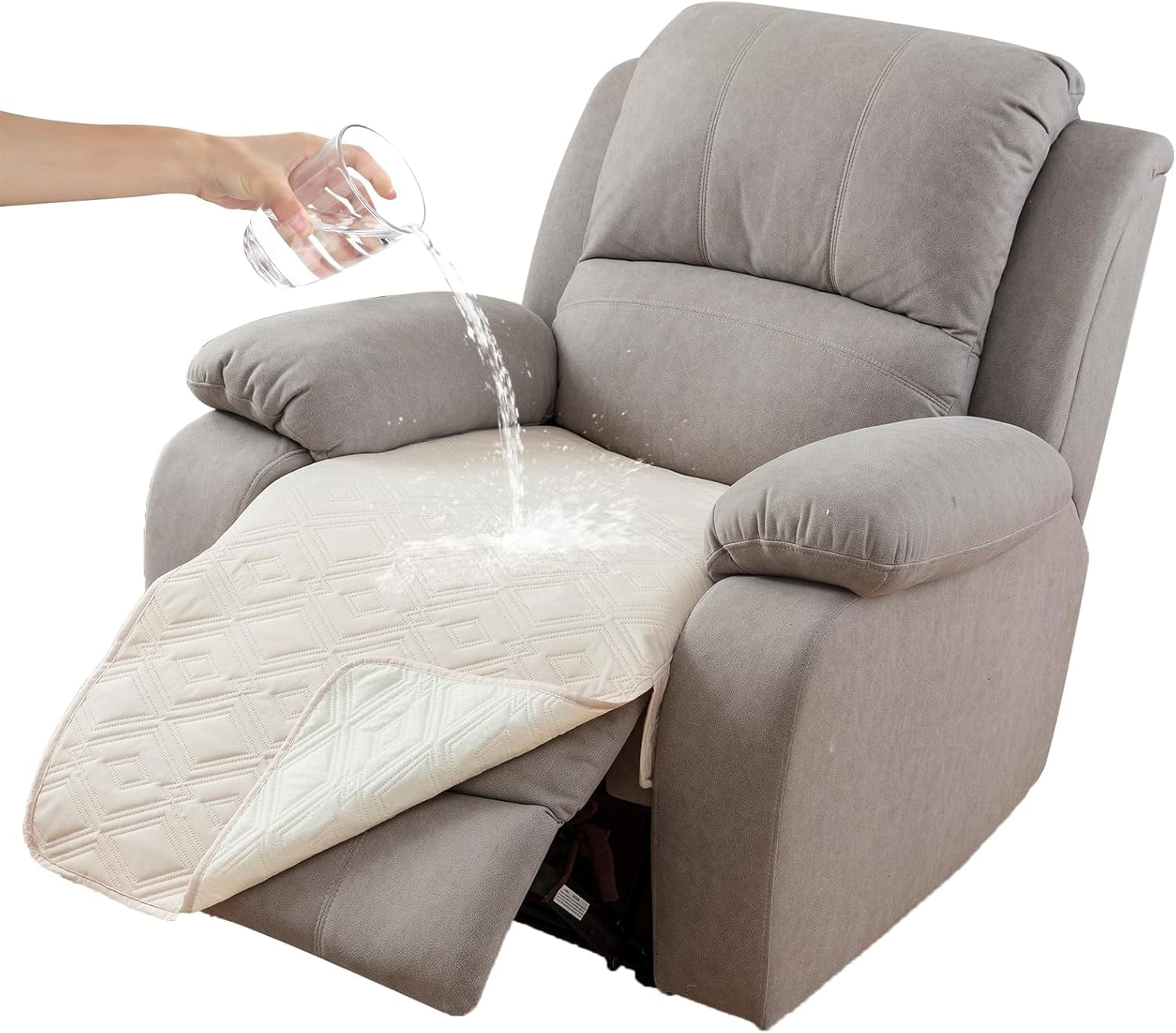 Recliner Chair Covers, 100% Waterproof Anti-Slip Recliner Cover Dog ...