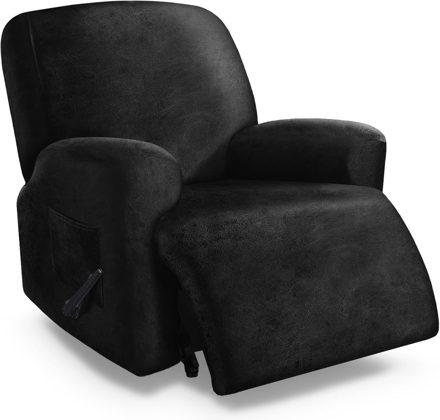 Recliner Chair Covers Large Size Oversized - 4 Pieces Leather Like ...