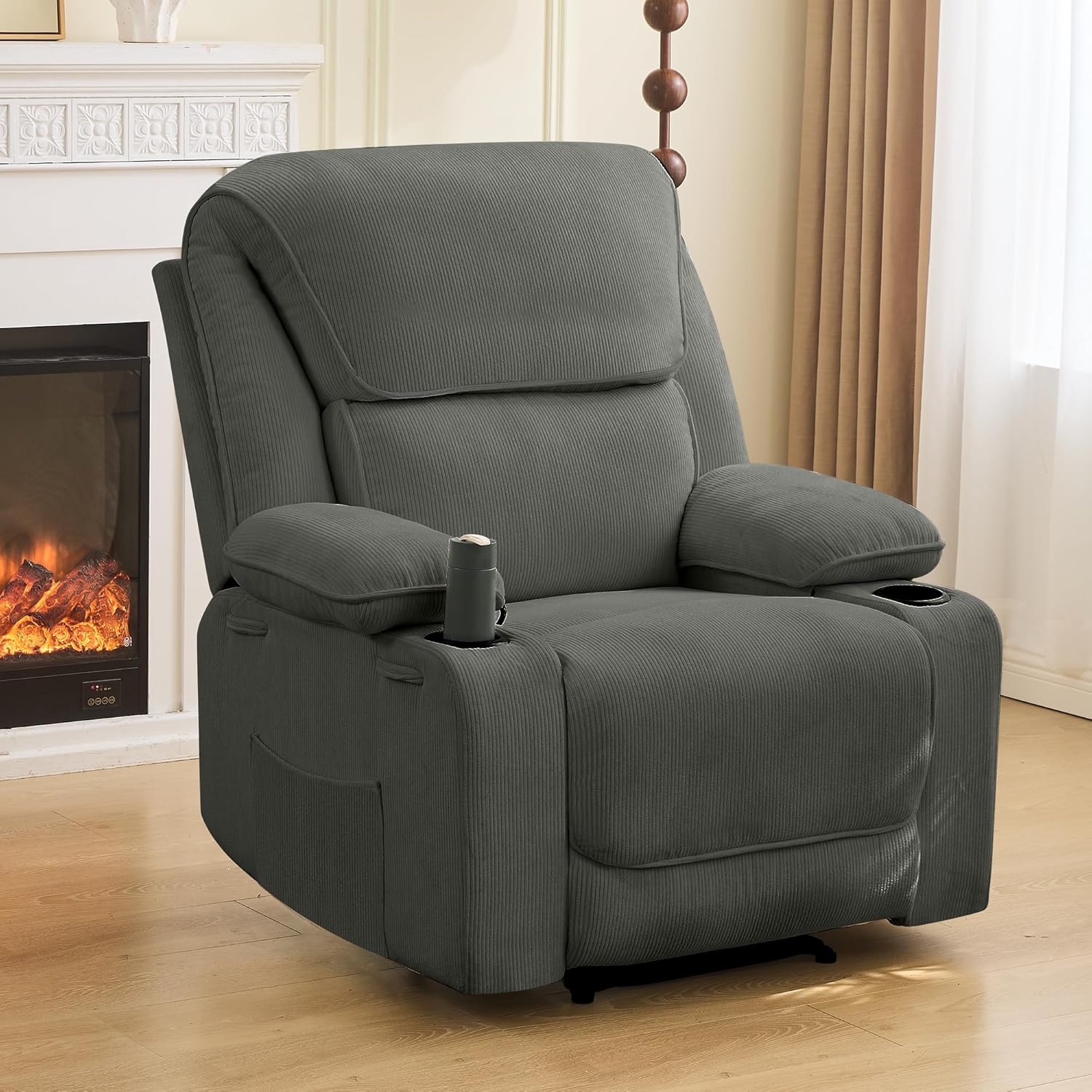 Recliner Chair, Electric Adjustable Massage Living Room Chairs for ...