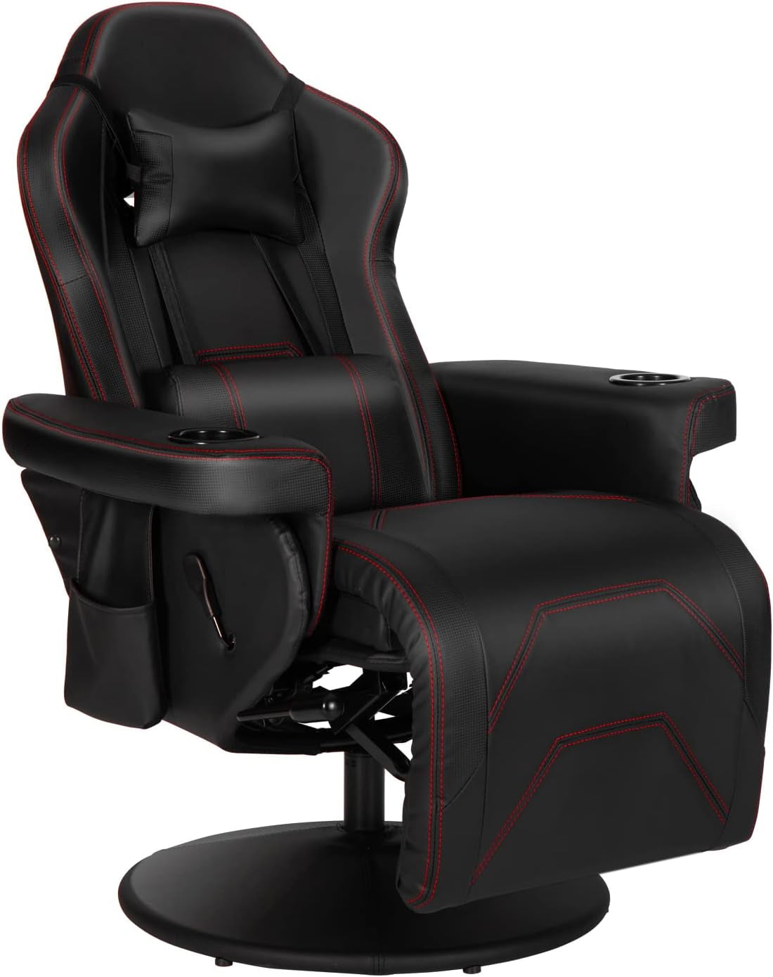 Recliner Chair, Ergonomic High Back Swivel Reclining Chair with ...