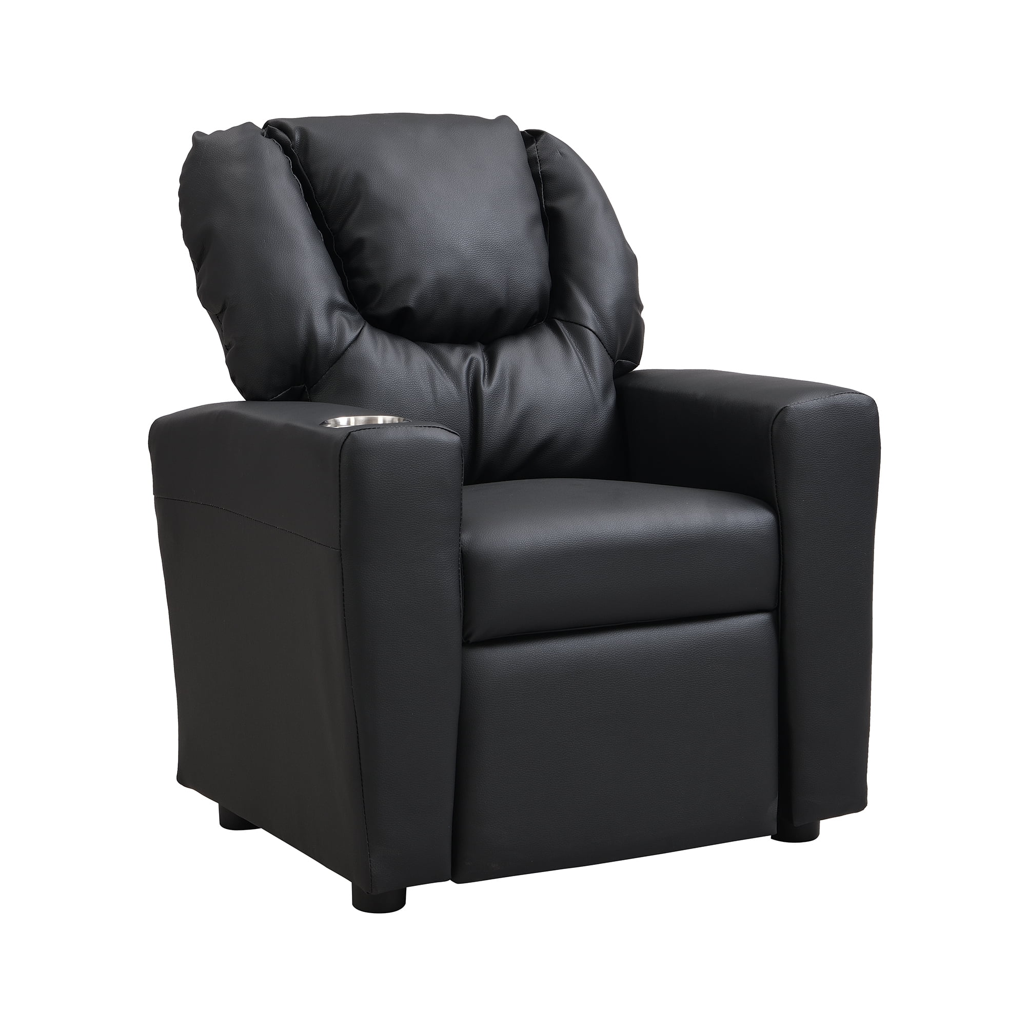 Recliner Chair,Kids Upholstered Couch with Cup Holder,Footrest,Modern ...