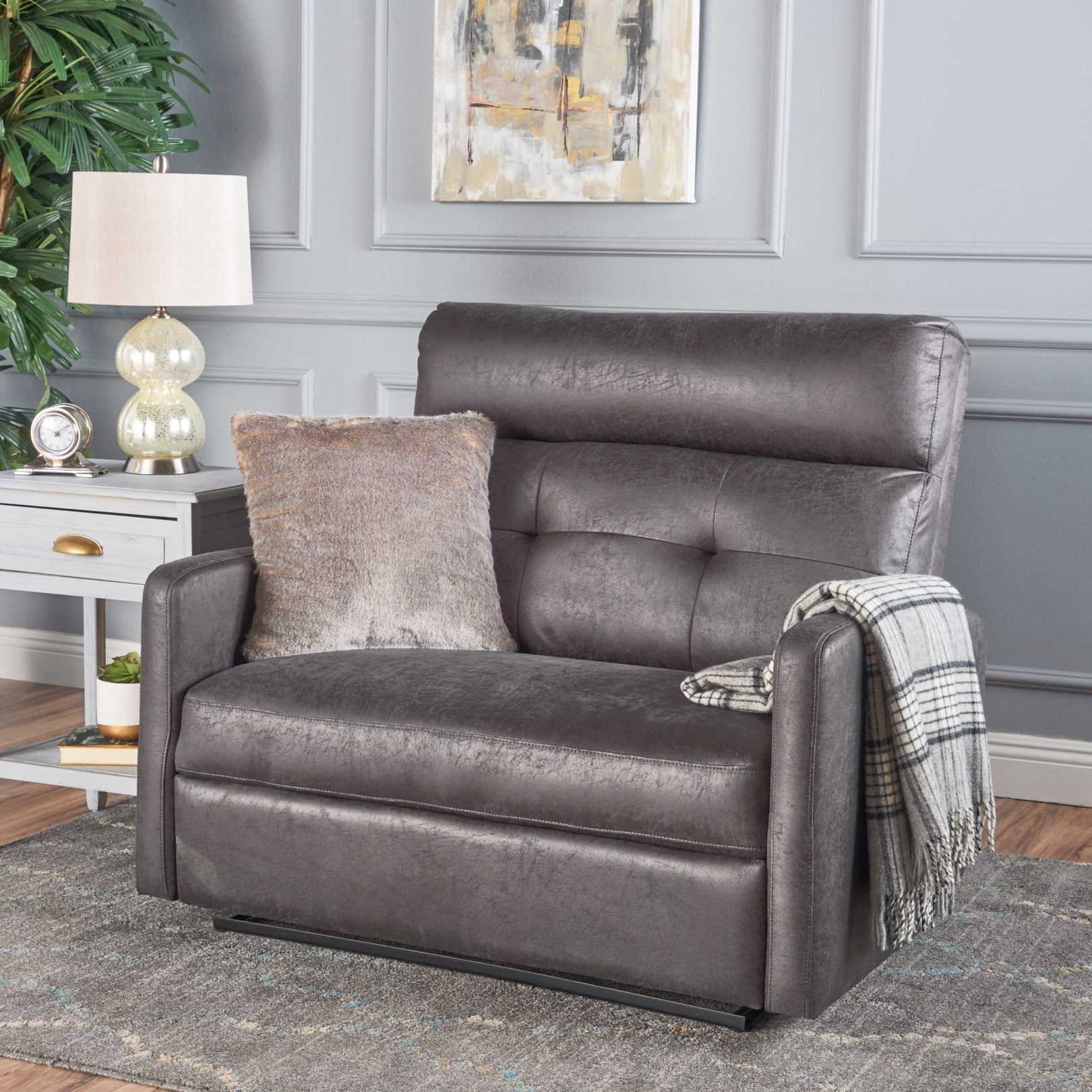 Recliner Chair, Oversized Lazy Boy Recliner Single Sofa with 46.5" Wide ...