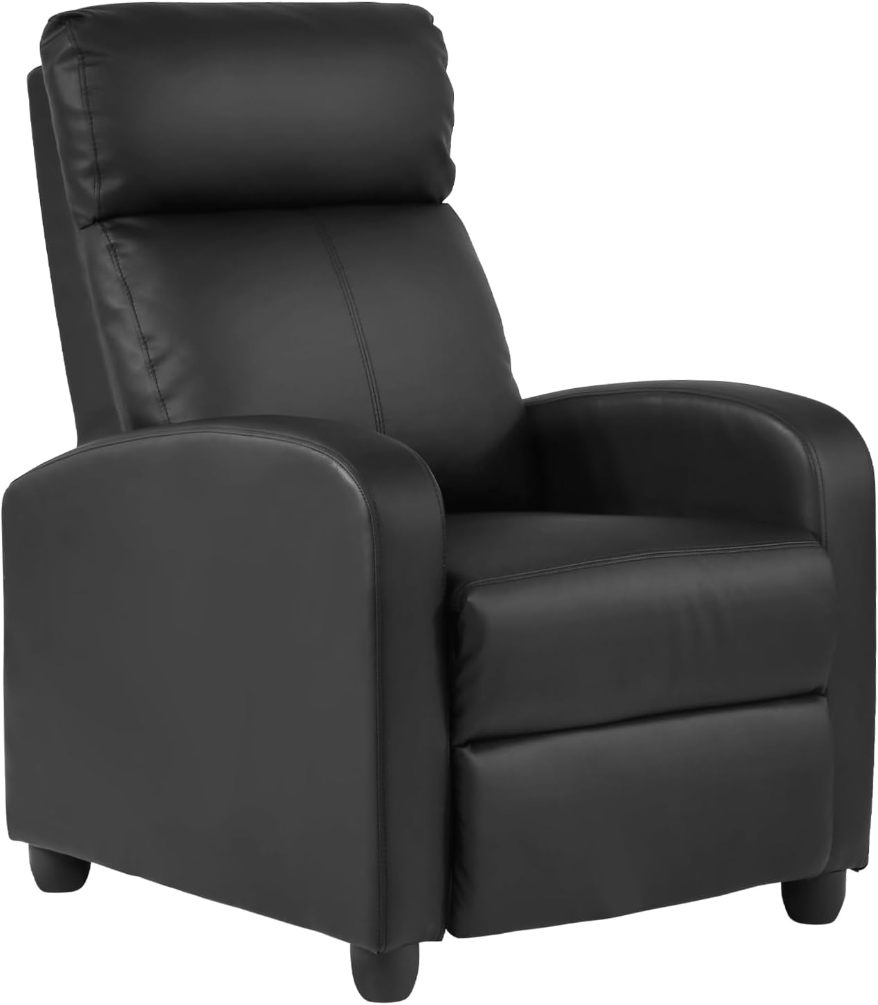 Recliner Chair PU Leather Recliner Sofa Home Theater Seating with ...