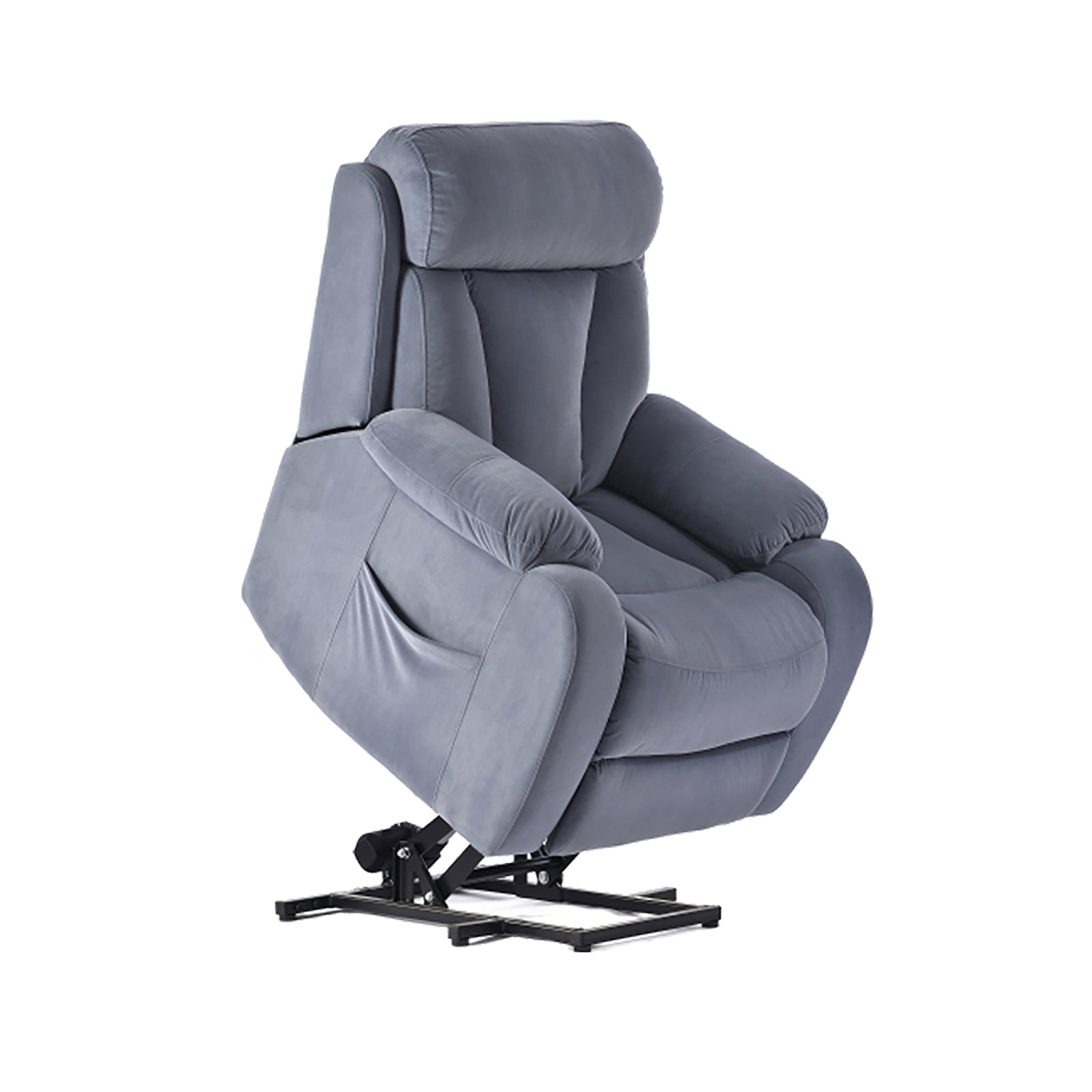 Recliner Chair, Recliner Sofa Sponge Upholstered Sofa With Remote ...
