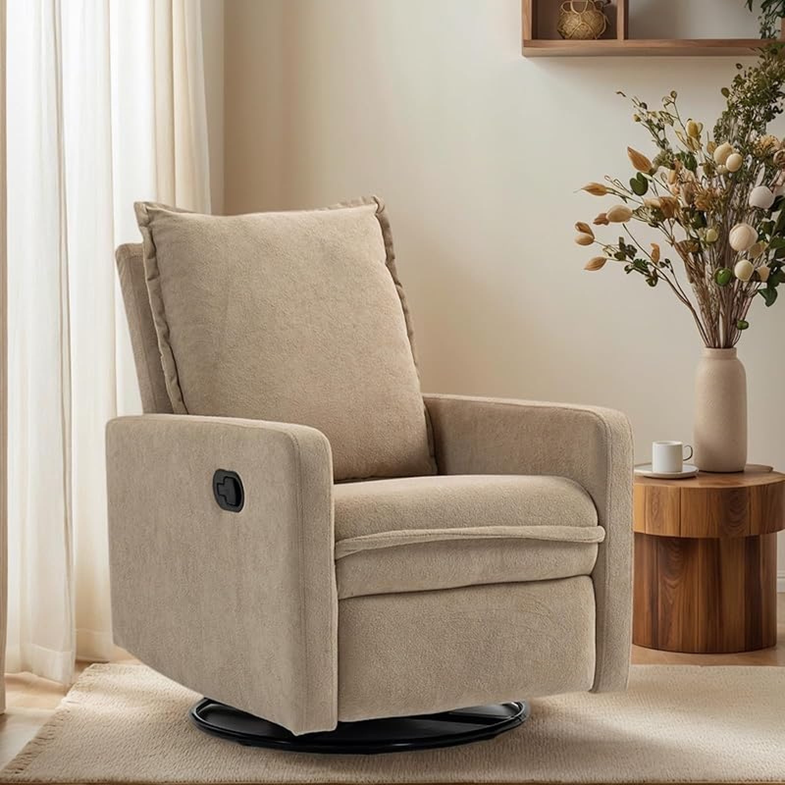 Recliner Chairs, Swivel Rocking Recliner Chair for Woman, Glider Chair ...