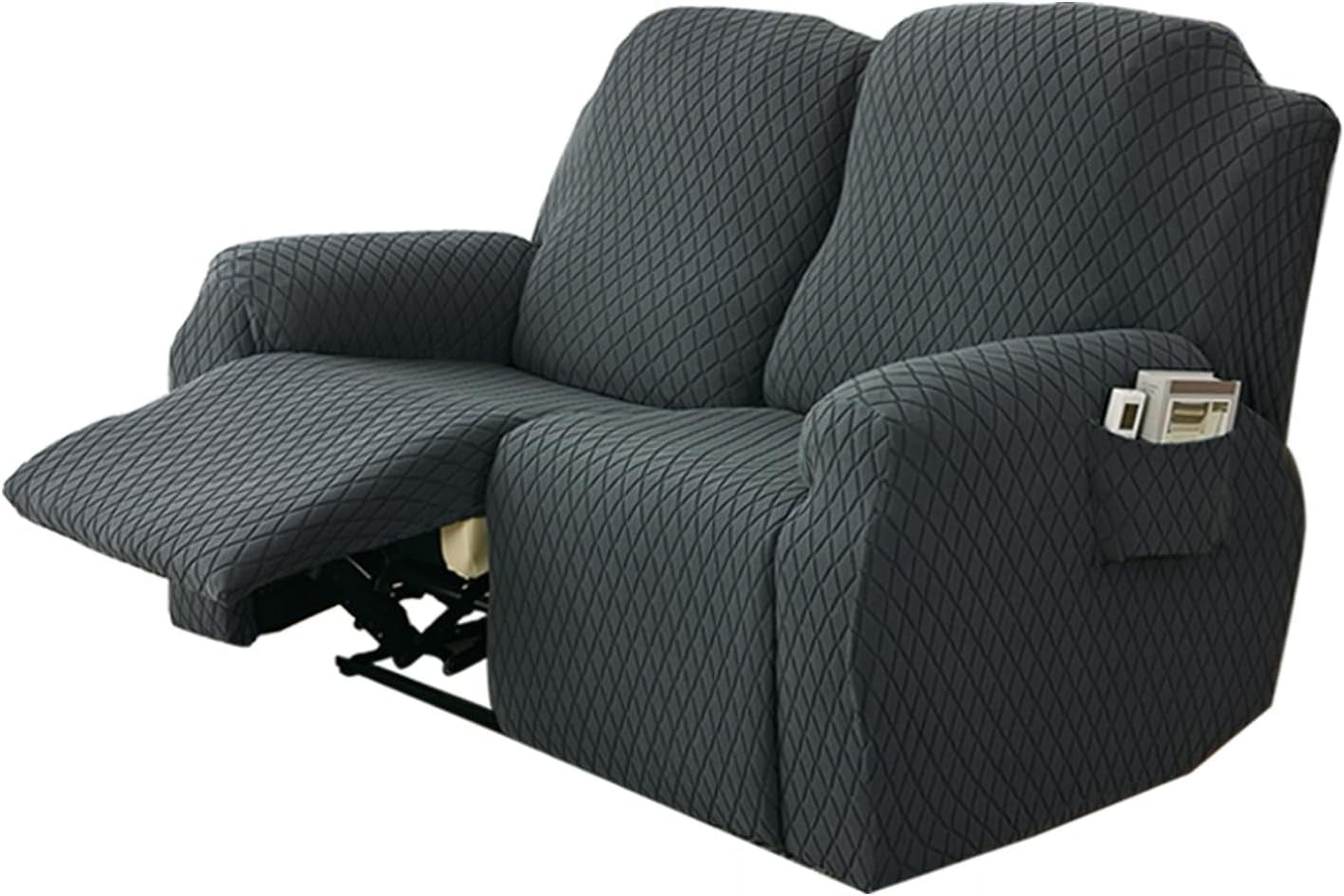 Recliner Cover for Loveseat,Stretch Reclining Loveseat Sofa Couch ...