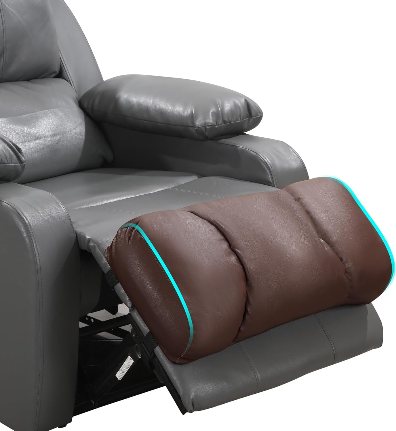 Recliner Leg Rest Cushion, PU Foot Pillow for Legs, Leg Support Pillow ...