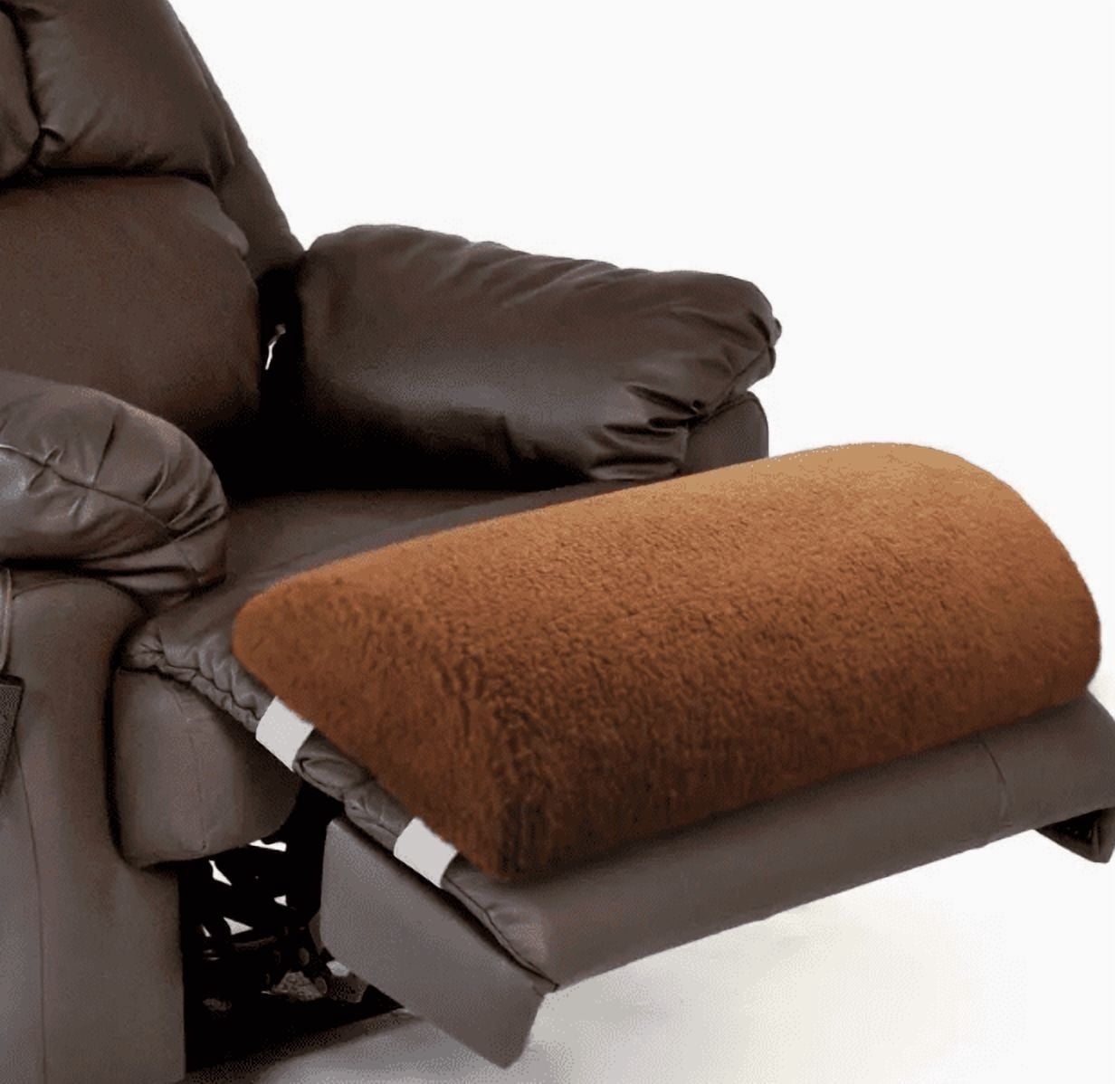 Recliner Leg Rest Cushion Sofa Footrest Pillow With Cover Half Moon ...