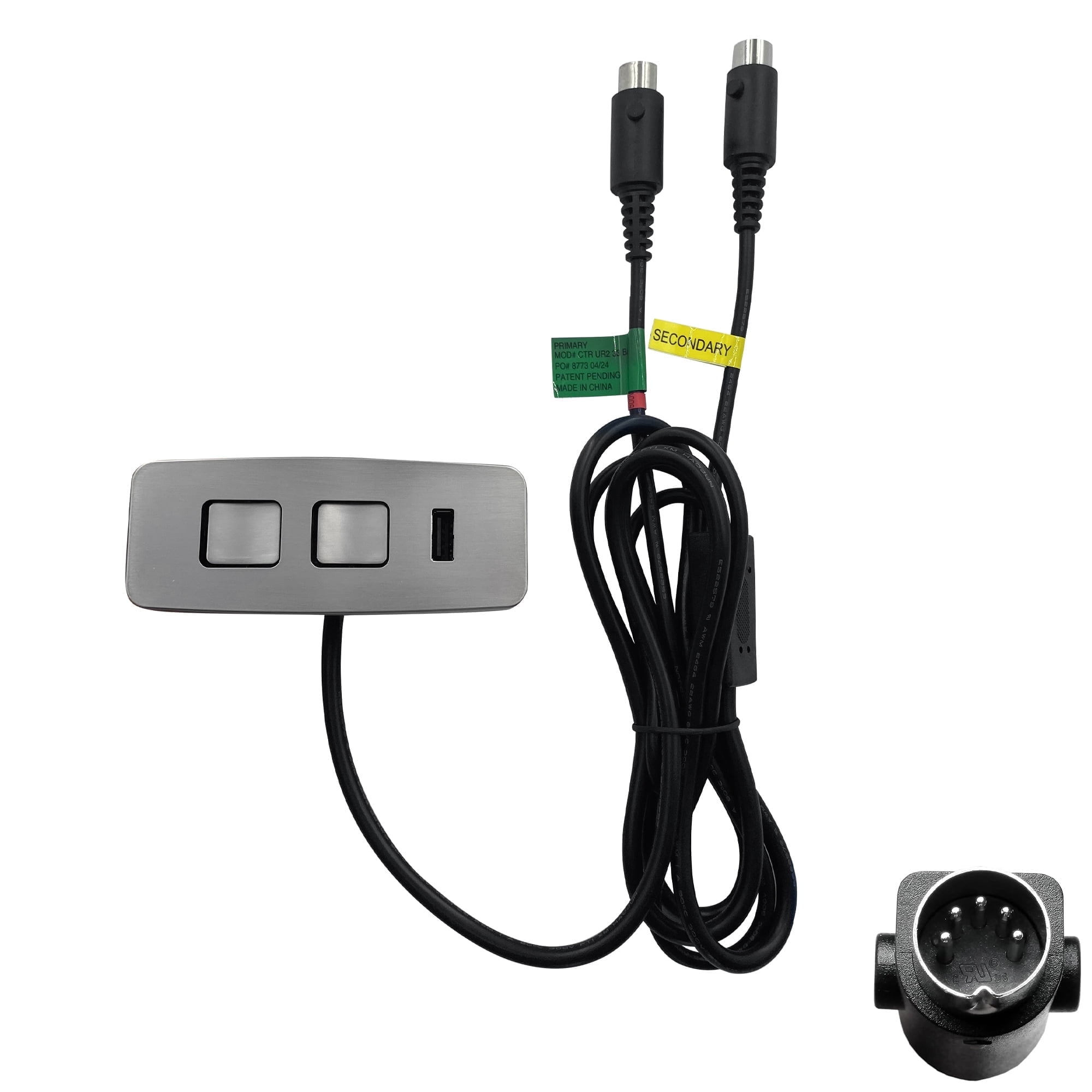 Recliner Lift Chair Raffel Systems 4 Button 5 Pin Switch Hand Control ...