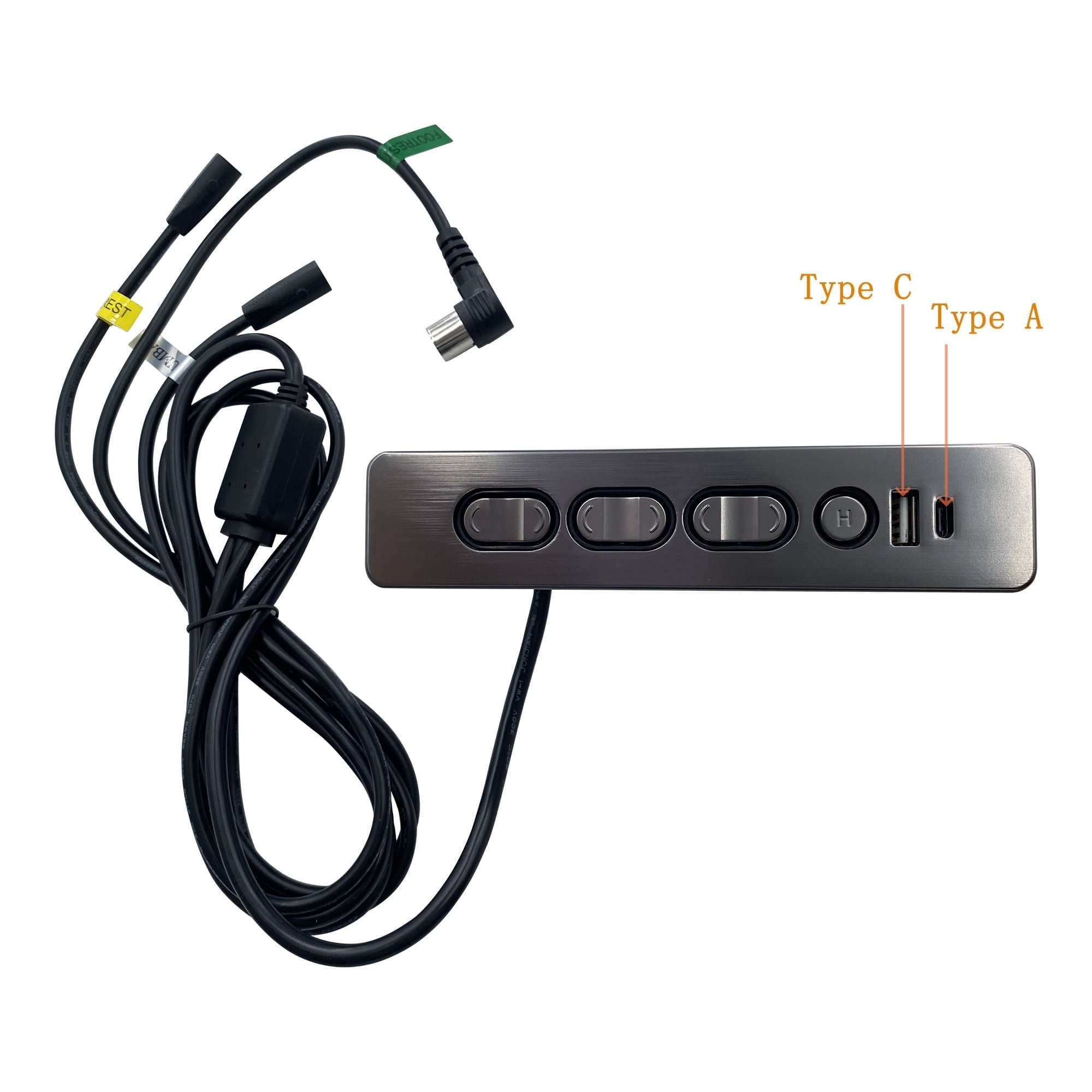 Recliner Lift Chairs 7 Button 5 Male Pin 2 Female Pin Switch Hand ...