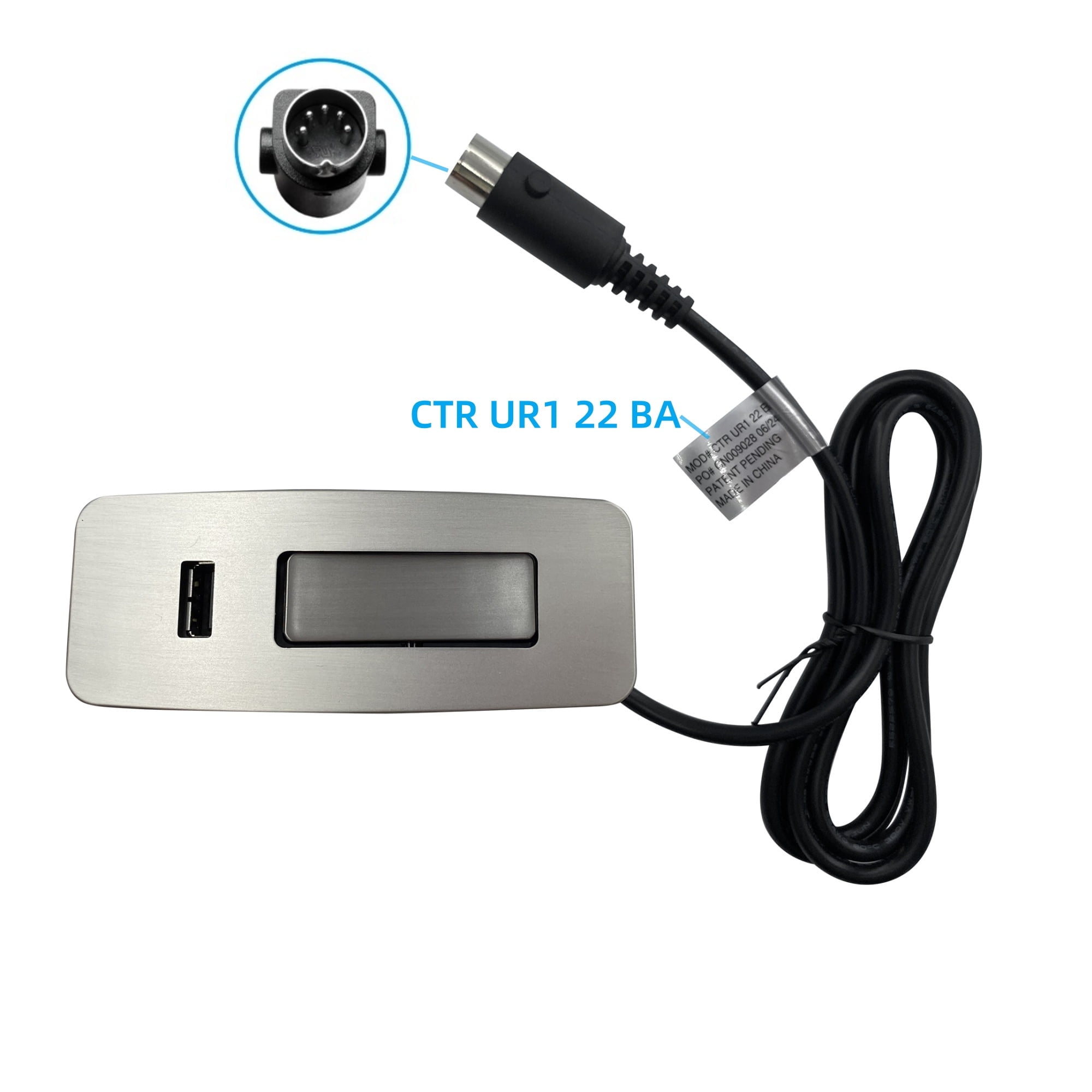 Recliner Raffel Systems 2 Button 5 Pin Silver Switch Control Model CTR ...