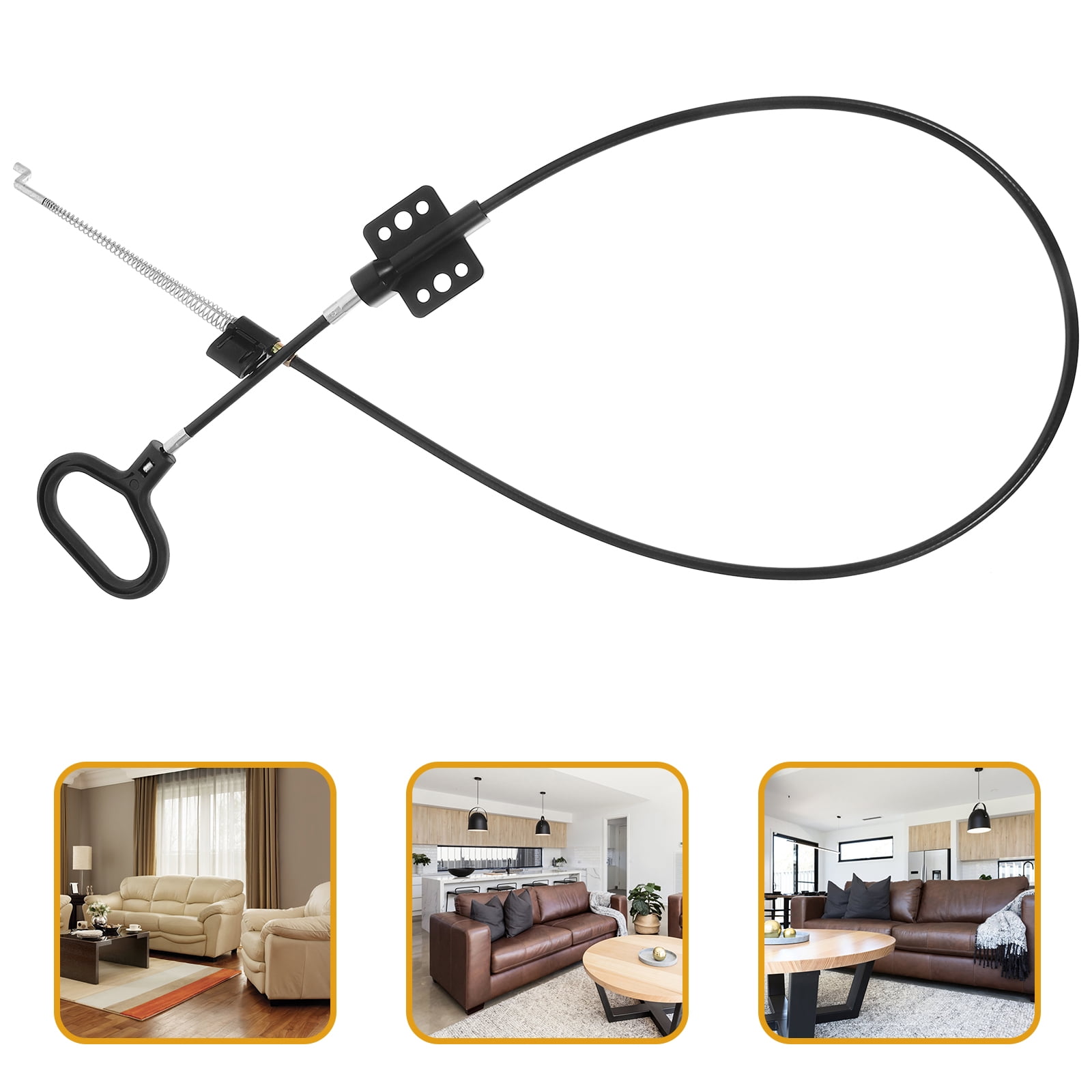 Recliner Release Pull Handle,2Pcs Recliner Cable Replacement and Handle ...