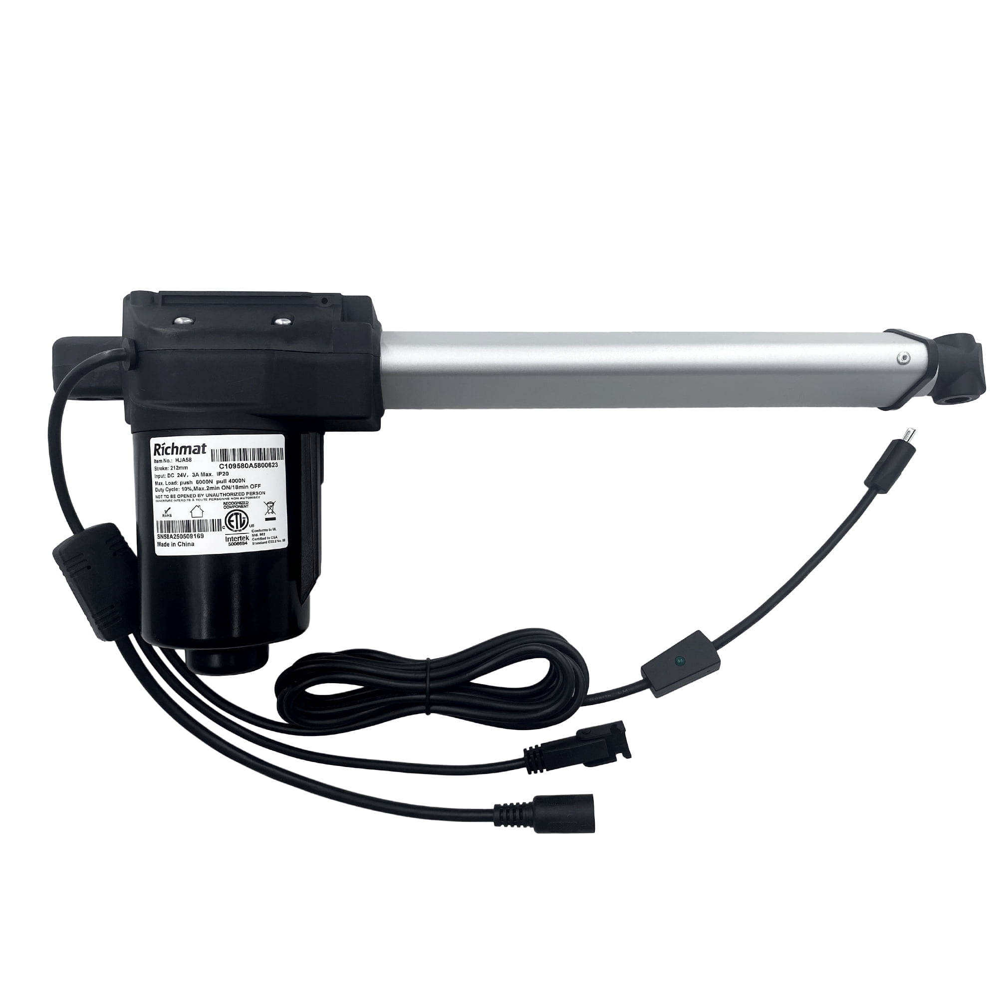 Richmat HJA58 Lift Chair Motor Replacement Replacing GM1450-LM Actuator ...