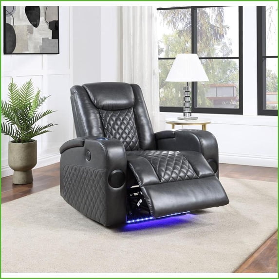 Recliners: Alair Modern Power Motion Recliner with Bluetooth, Wireless ...