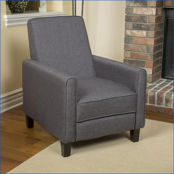 Recliners, Contemporary Push-Back Compact Chair for Small Spaces ...