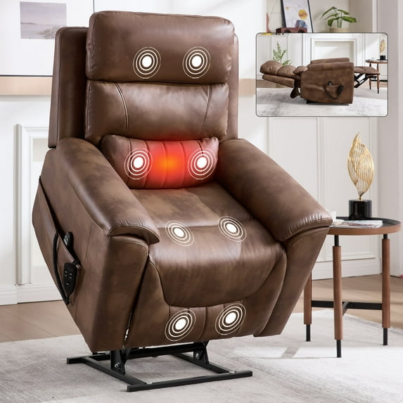 Recliners and Massage Chairs Dual Motor Infinite Position Up to 350 LBS ...