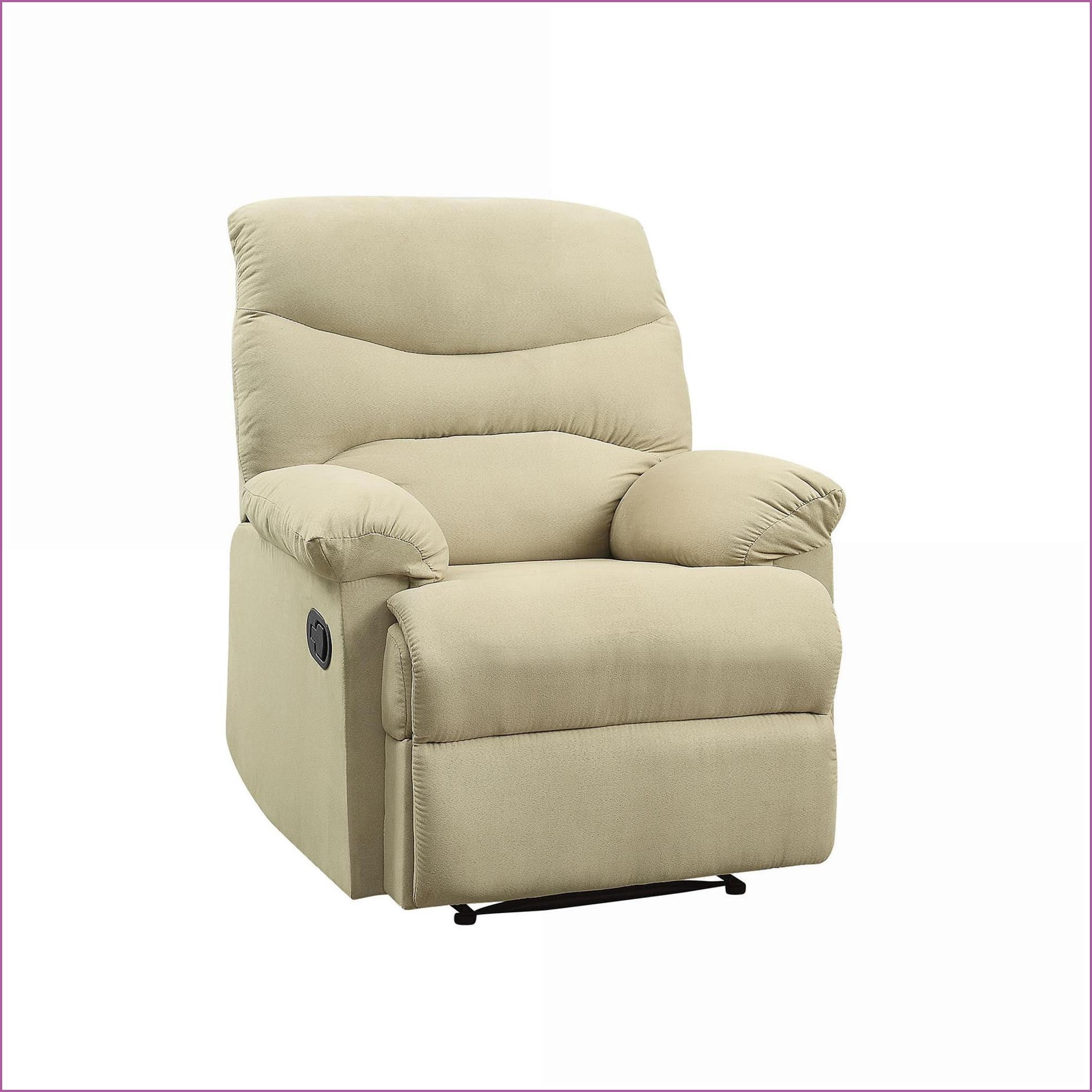 Recliners Motion Recliner with Pillow Top Armrests, Microfiber Beige ...