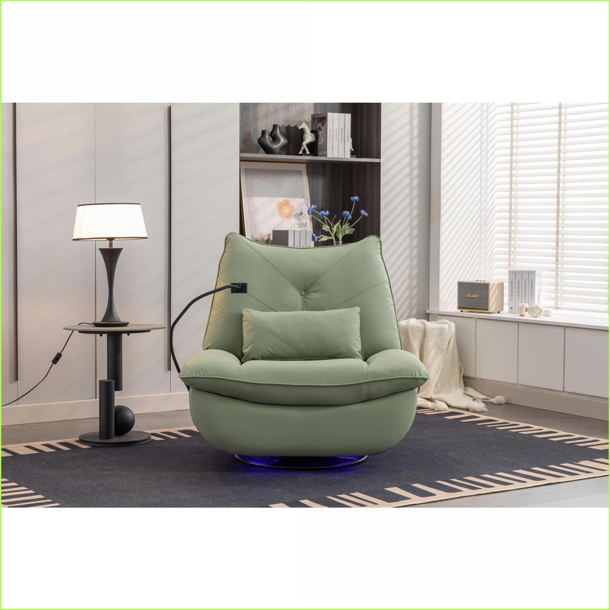 Recliners Swivel Glider Power Rocking Chair with USB/Type-C, Phone ...