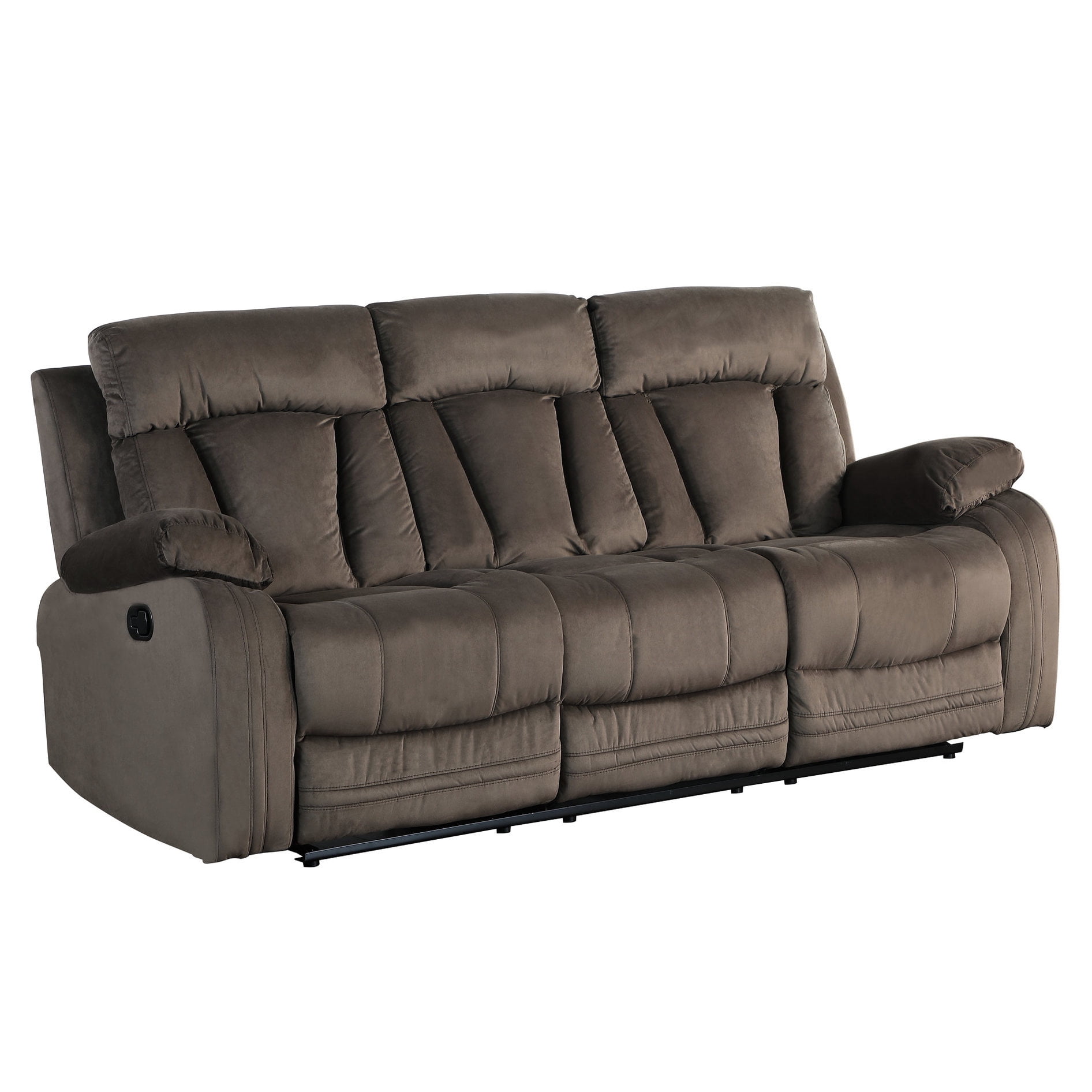 Reclining Fabric Sofa | Great for Watching TV or Reading | 8 - gauge ...