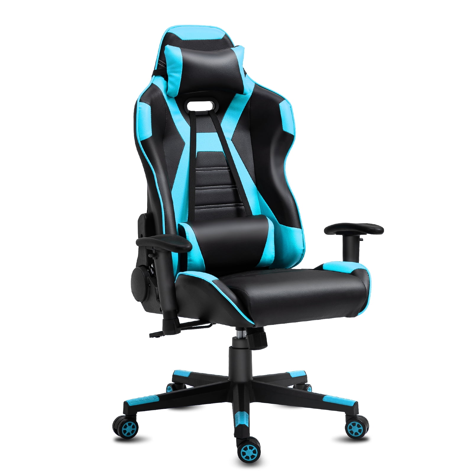 Reclining Gaming Chair in Home Office Ergonomic Video Game PC Computer ...