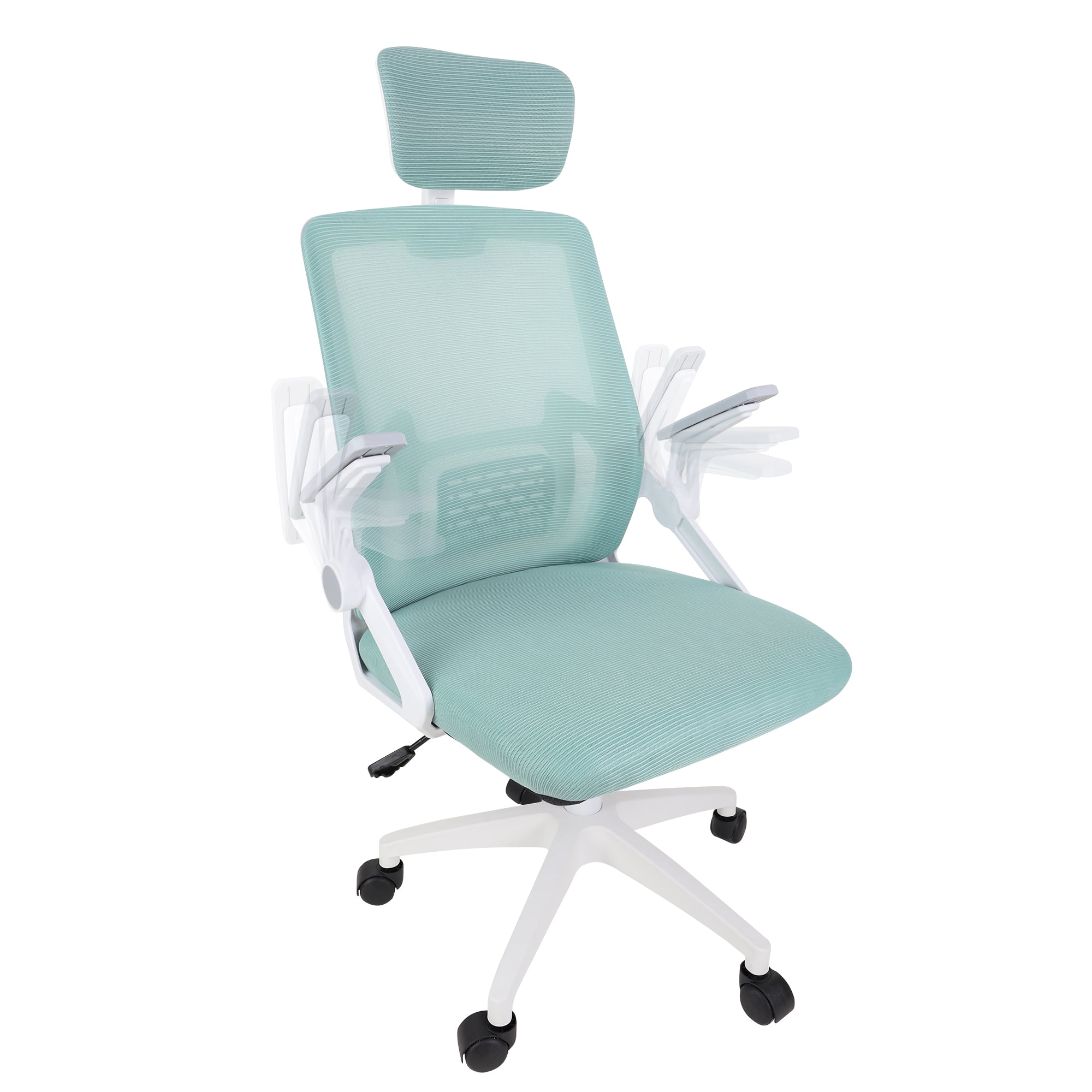 Reclining High Back Mesh Computer Chair, Ergonomic Desk Chair with ...