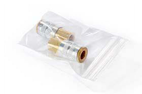 Reclosable Clear Poly Bags (Laddawn), 13" x 18", 3 Mil LDPE, Meets FDA ...