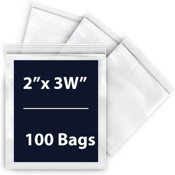 Mini Resealable Zip-Lock Baggies, Small Plastic, 2-Inch, 180-Count ...