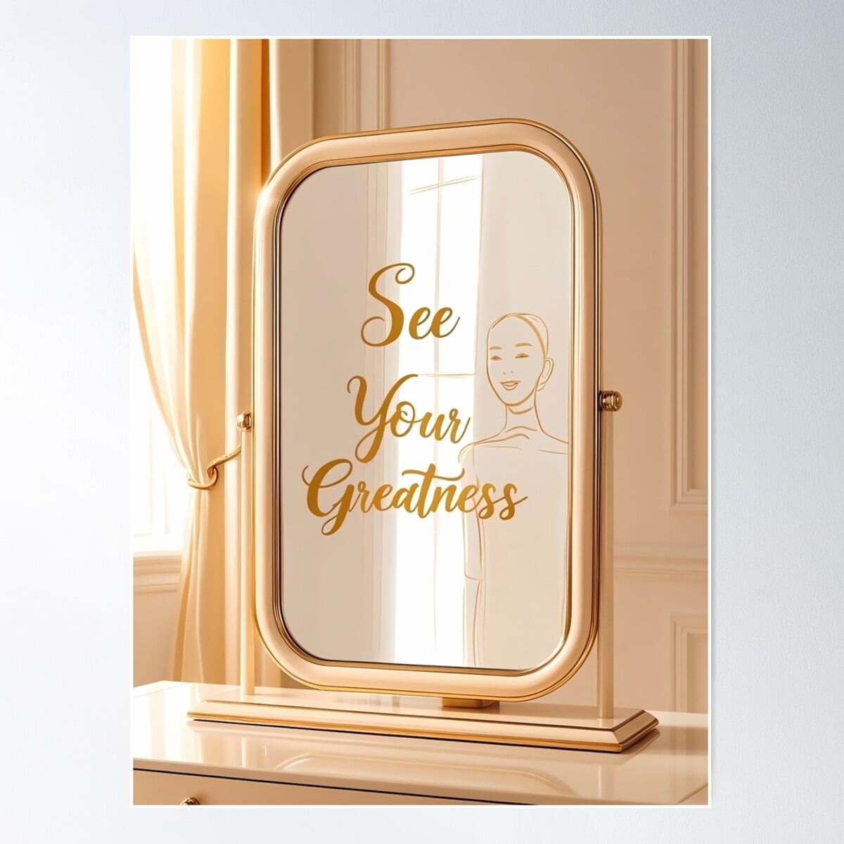 Recognize Your Greatness Motivational Poster – Inspiring Wall Art For ...