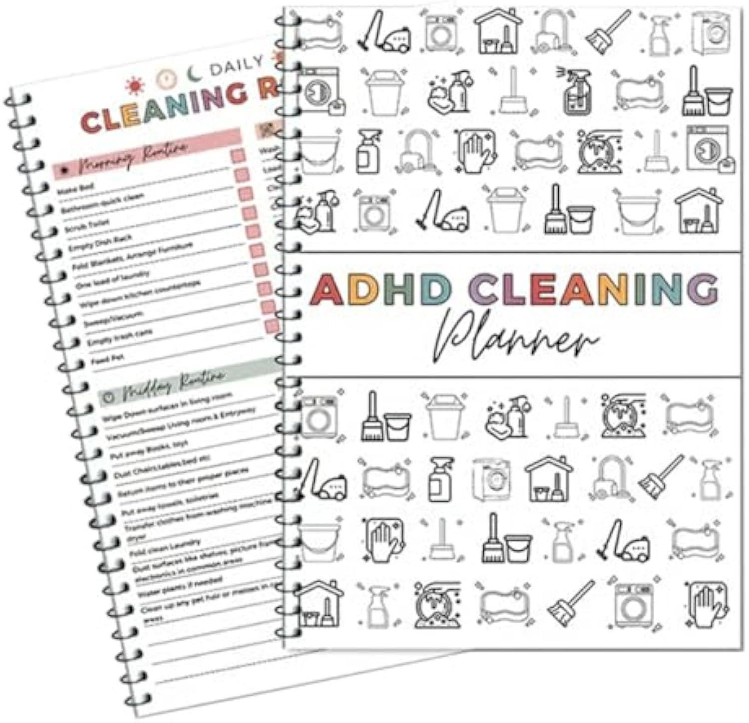 Recognizeknow ADHD Cleaning and Organizing Toolkit - Chore Planner for ...