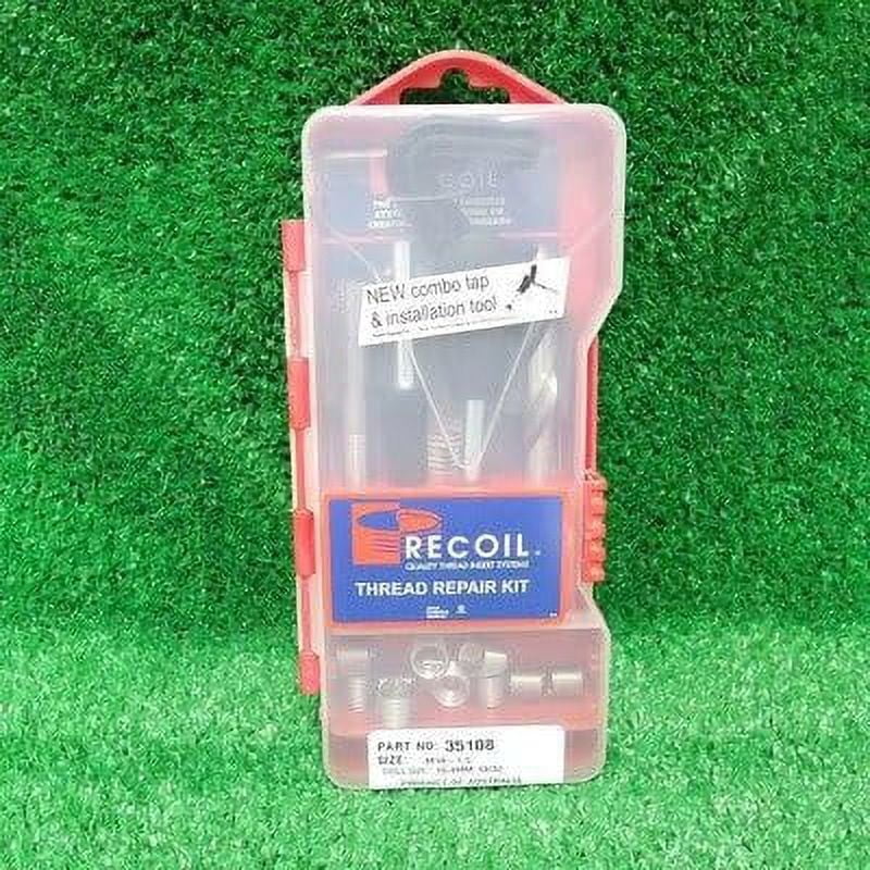 Recoil 36068 Trade Series Thread Repair Kit, 3/8-18 NPT, Inserts [1.5D ...