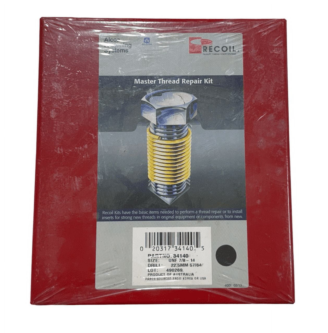Recoil 7/8"-14 UNF Master Thread Repair Kit 34140 - Walmart.com