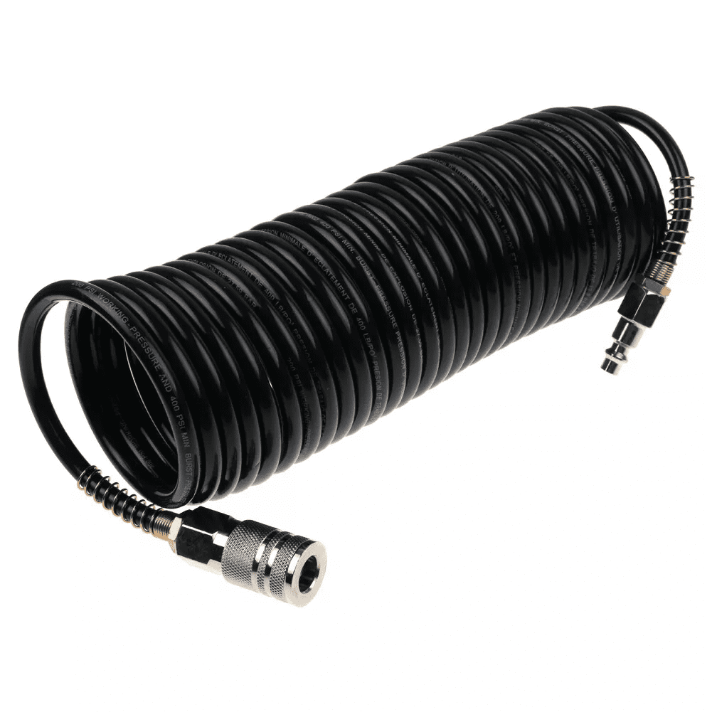 Self-Storing Design Recoil Air Hose, High Strength And Durability ...