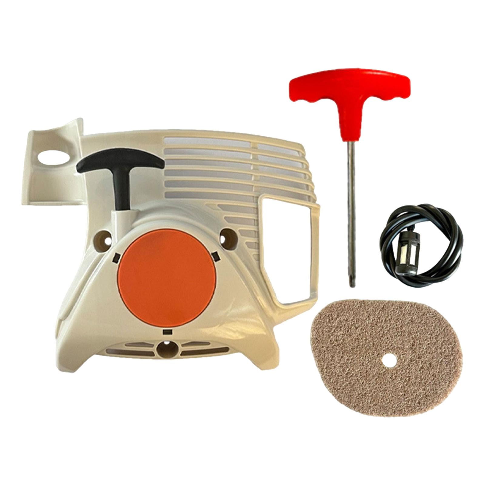 Recoil Pull Start Starter Assembly Durable ABS Nylon Replacement Part ...