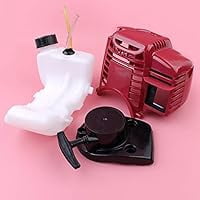 Recoil Pull Starter Assembly with Engine Cover and Fuel Tank Kit for 4 ...