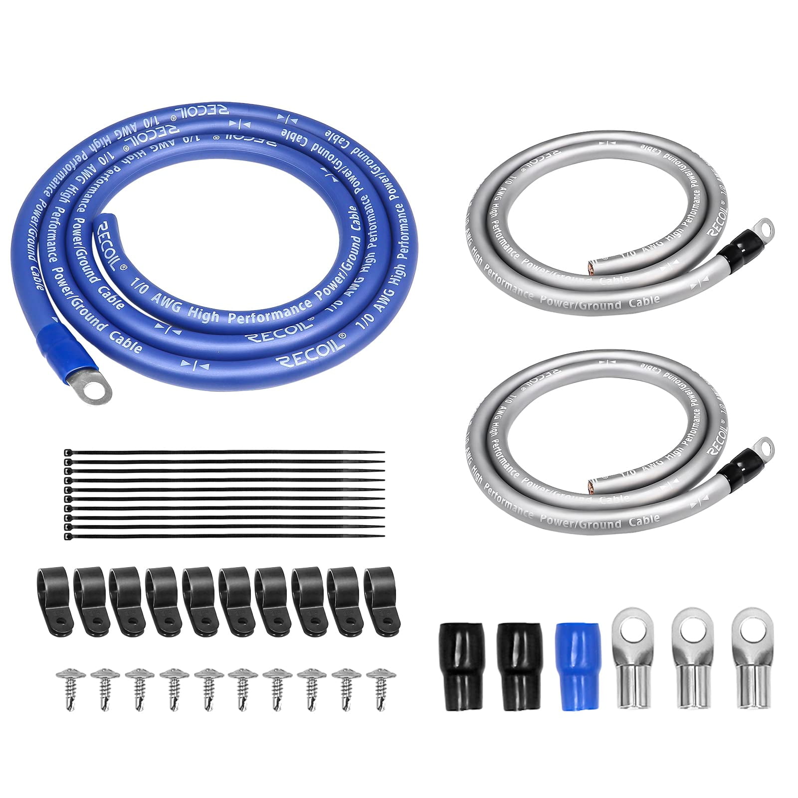 Recoil RBG3 True Spec 1/0 Gauge Wire Big 3 Amp Wiring Upgrade Kits for ...