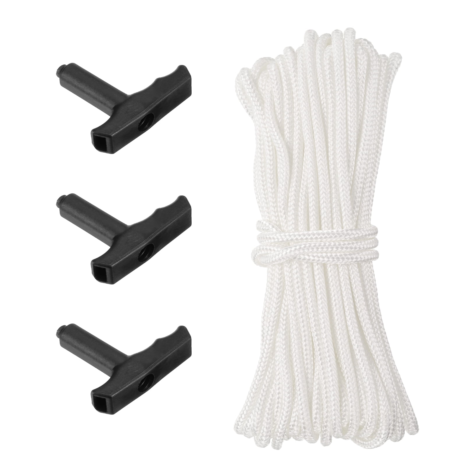 Recoil Start Rope with 3pcs Start Handle, 10-Meter 4.5mm Nylon Cutter ...