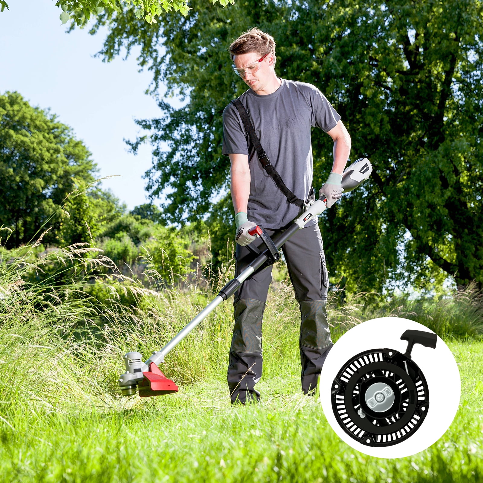 Recoil Starter Assembly Compatible with 212cc Engine Recoil Starter ...