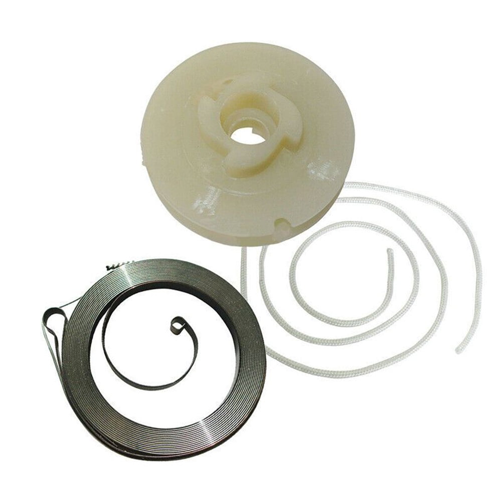 Recoil Starter Spring & Pull Rope Kit For Chinese Chainsaw 4500 5200 ...