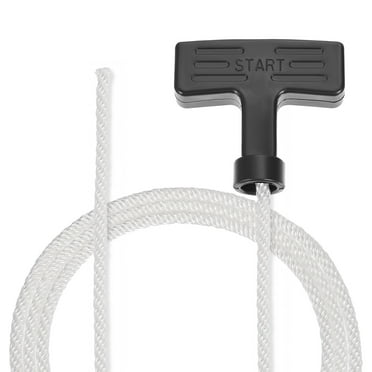 Recoil Starter Rope with Handle, 4mm Dia 100m 328ft Polyester Pull Cord ...