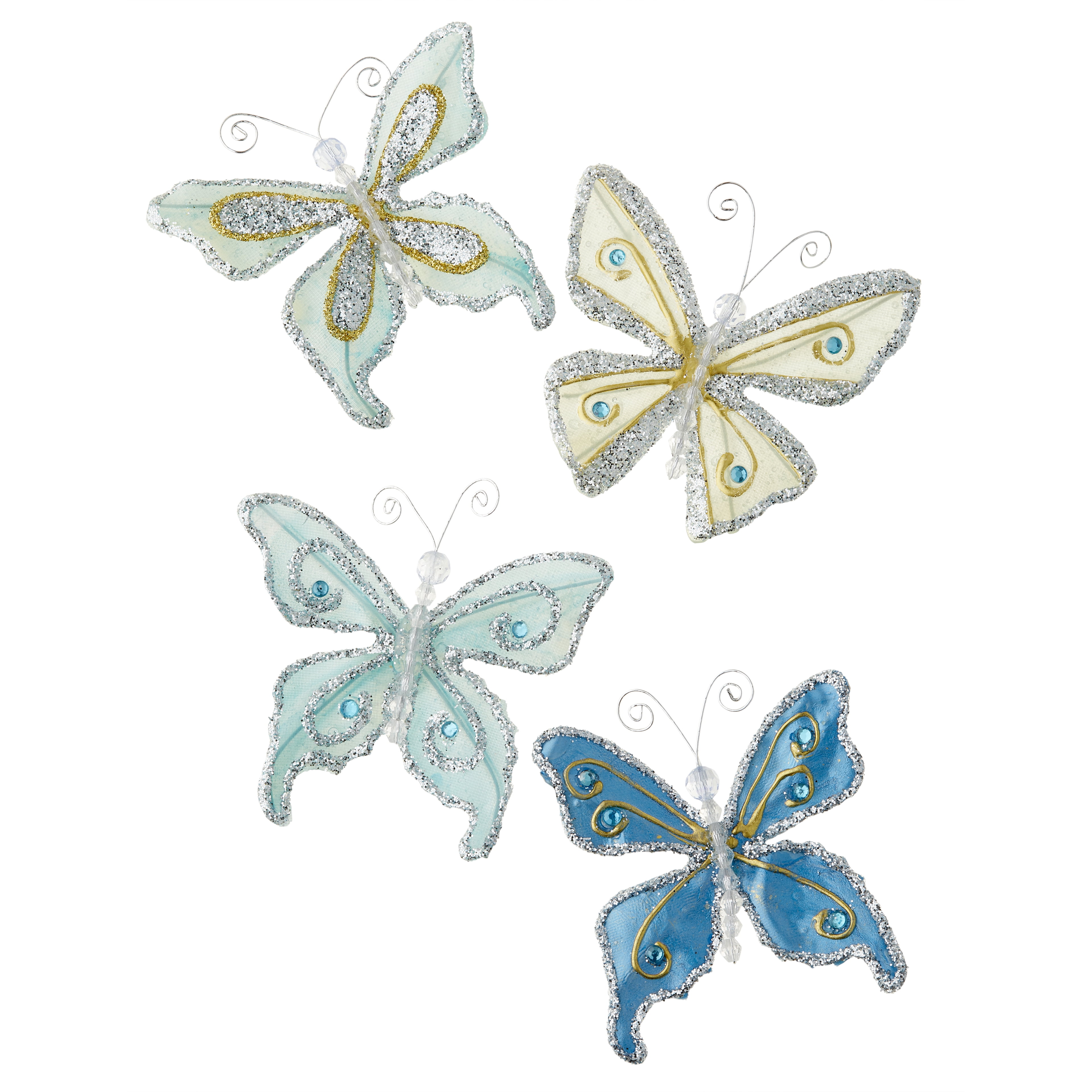 Recollections™ Glacee Butterfly Embellishments - Walmart.com