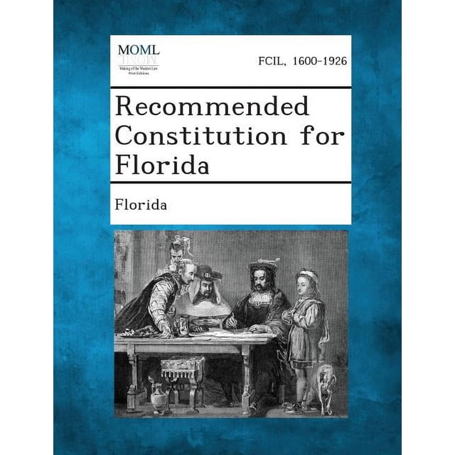 Recommended Constitution for Florida (Paperback) - Walmart Business ...