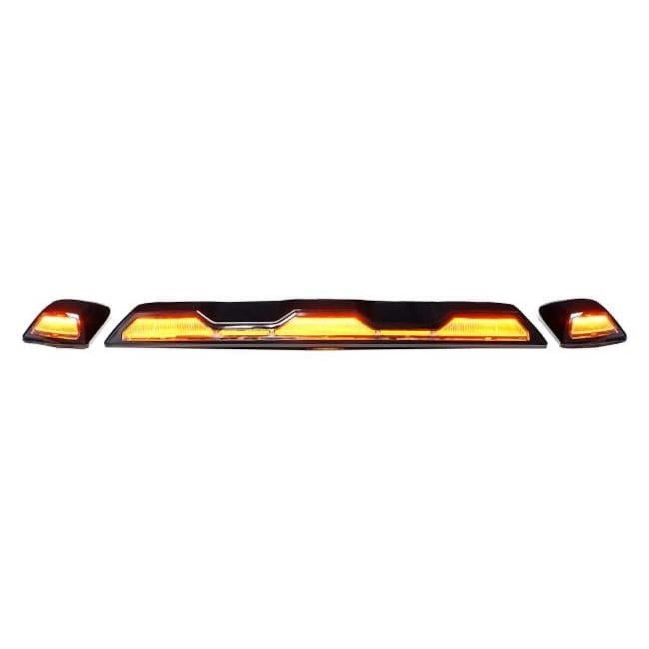Recon Access 264158XAM Black Amber LED Cab Roof Lights for 2020-2023 ...