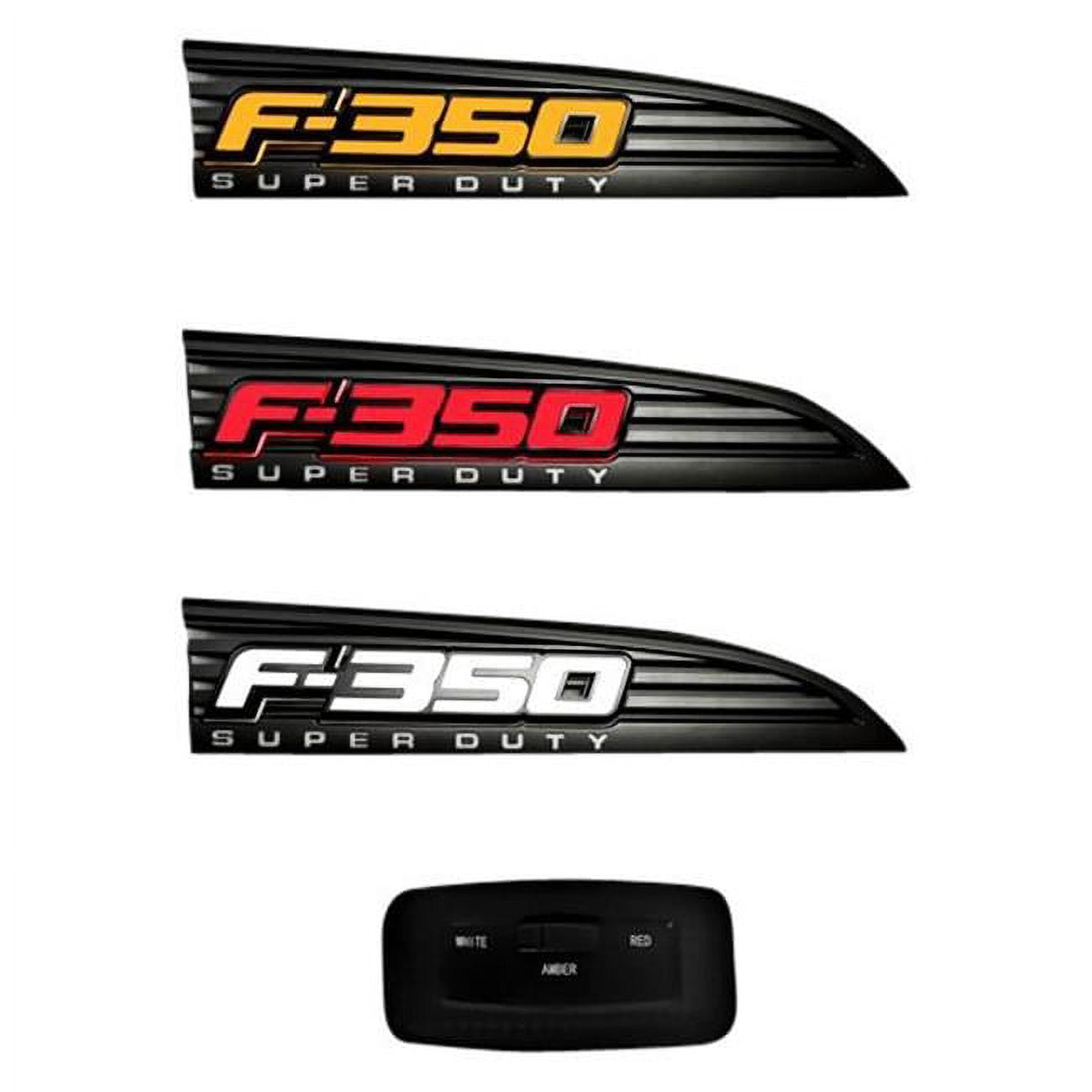 Recon 11-16 Ford F-350 SUPERDUTY Illuminated Emblems Side Fender in ...