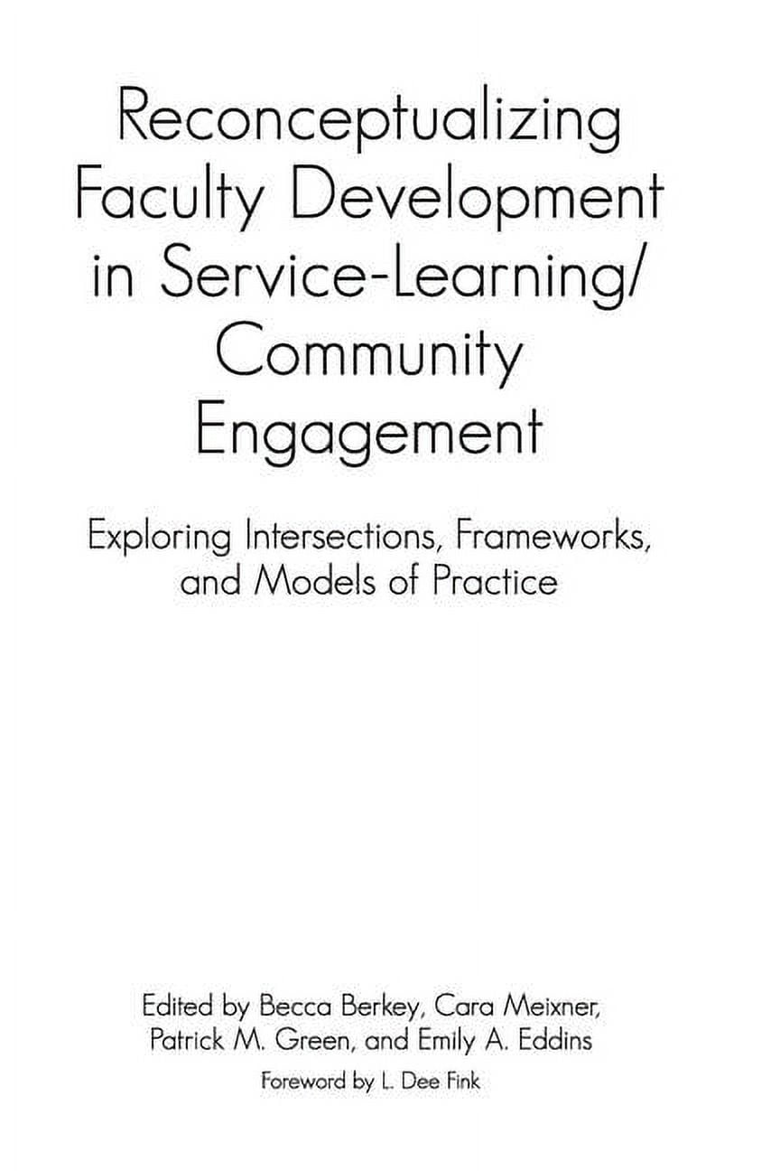 Reconceptualizing Faculty Development in Service-Learning/Community ... Reconceptualizing Faculty Development in Service-Learning/Community ...